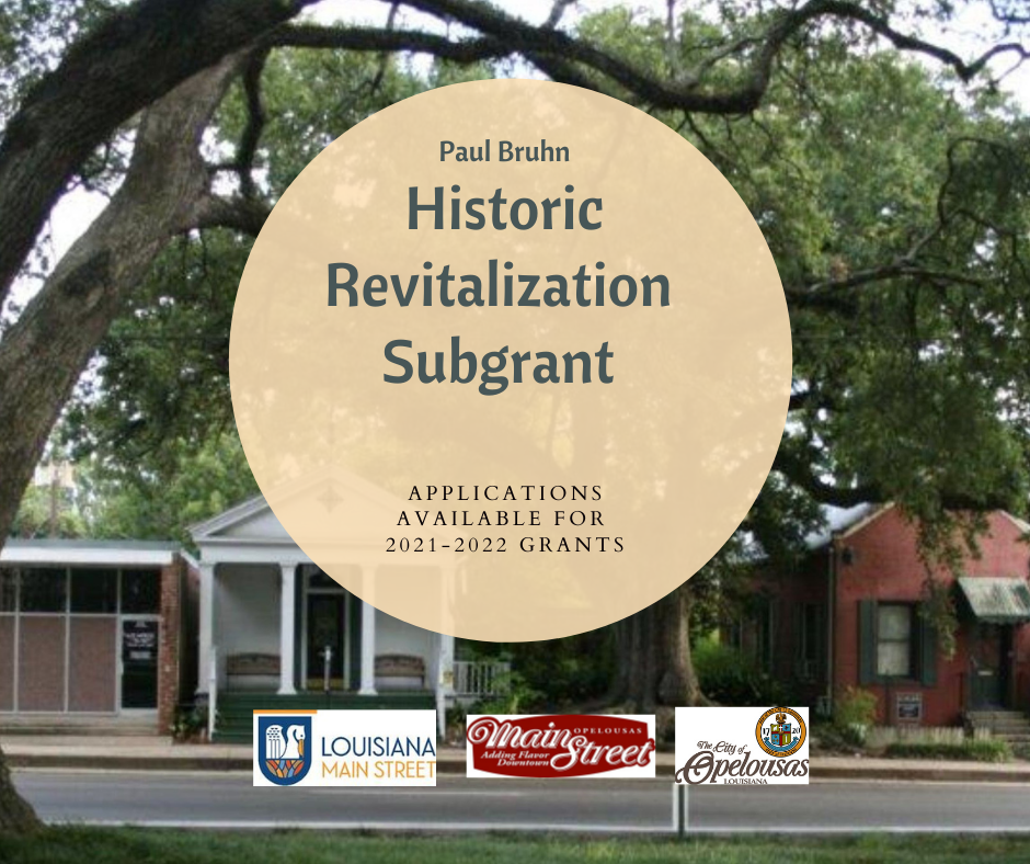Louisiana Main Street Historic Revitalization Grant Application is Open ...