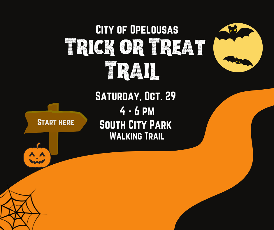 TRICK OR TREAT TRAIL AT SOUTH CITY PARK | City of Opelousas