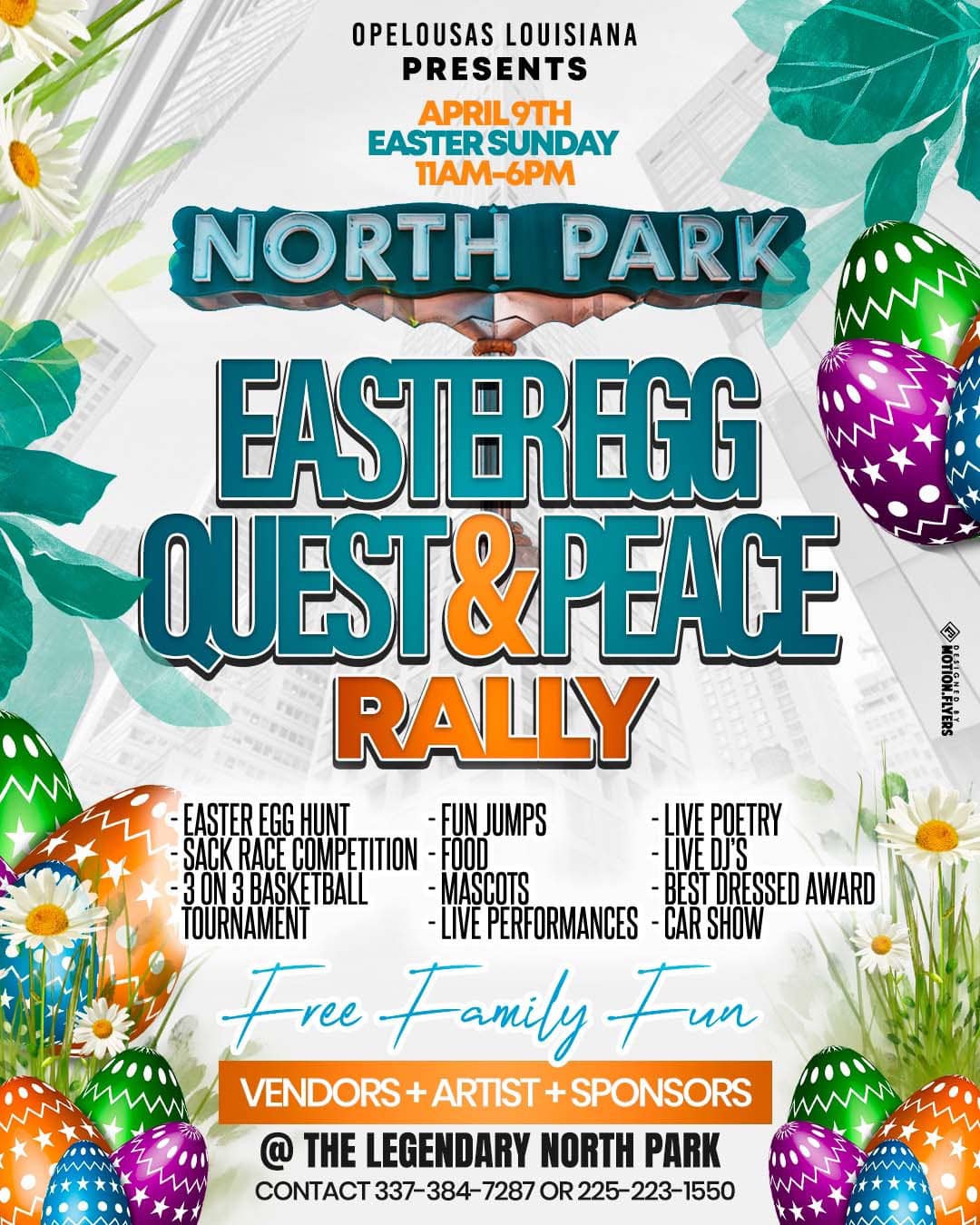 Easter Egg Quest & Peace Rally | City of Opelousas