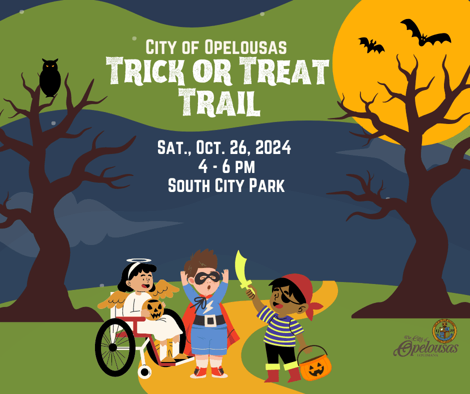 OPELOUSAS TRICK OR TREAT TRAIL SCHEDULED FOR OCTOBER 26TH | City of ...